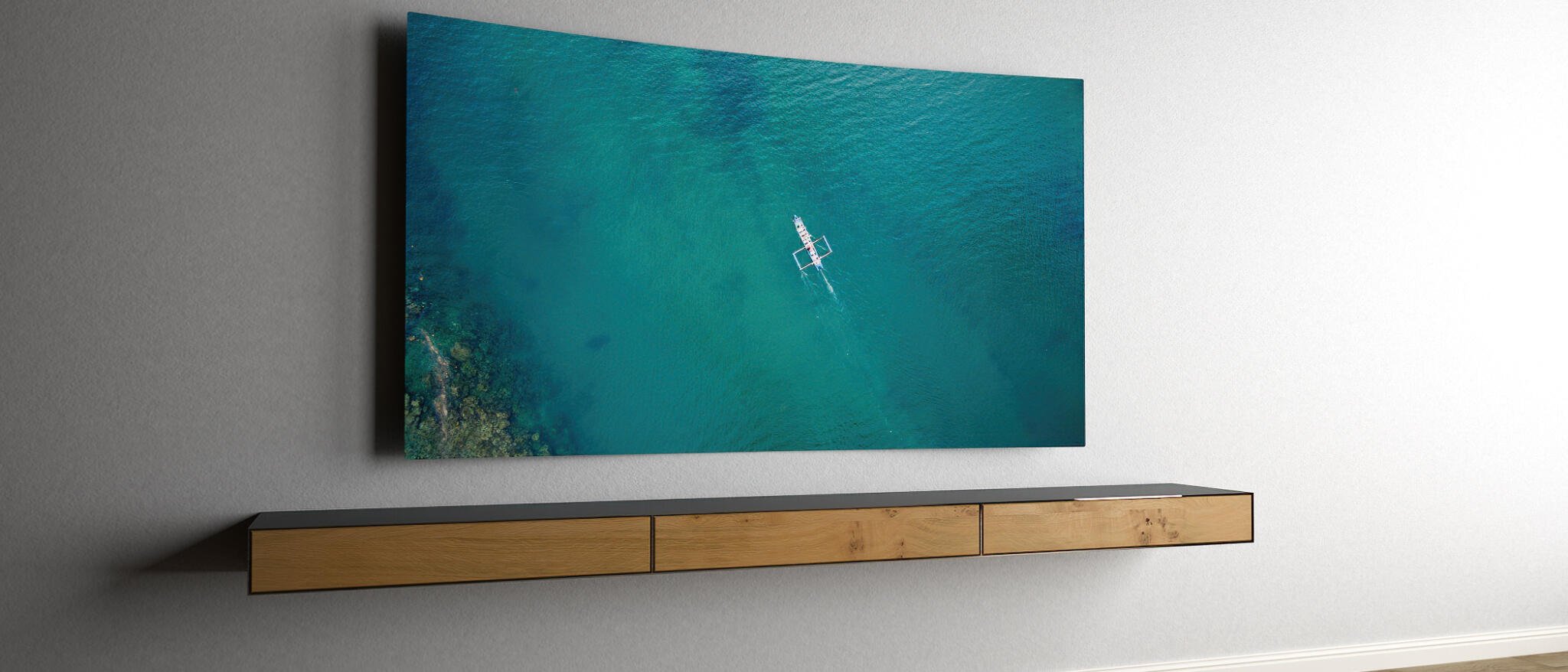 Hängende Lowboards: Einzigartiges Design – Modern Holz Stahl